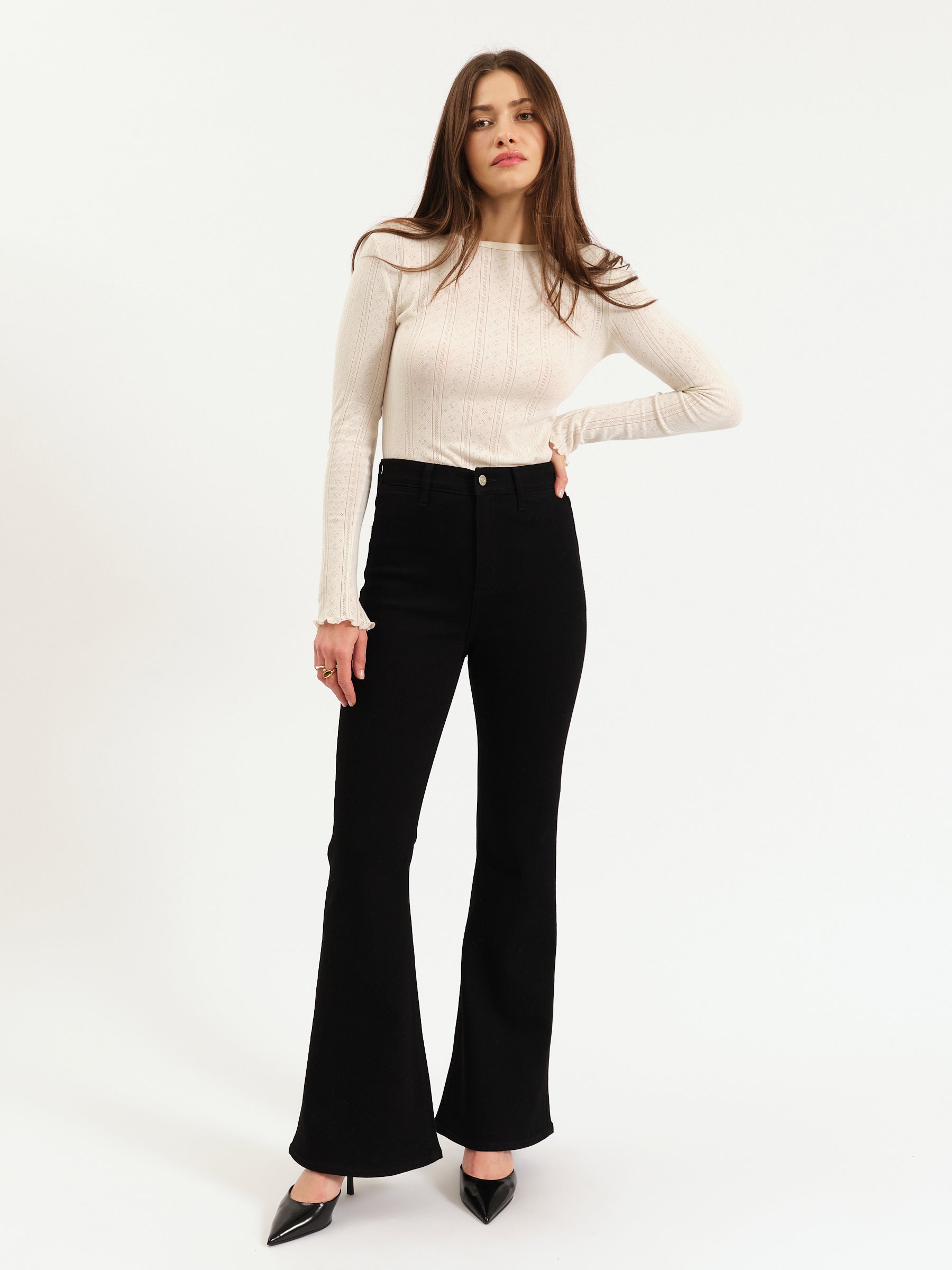 Sunset Flare High Rise Leg in After Party – Daze Denim